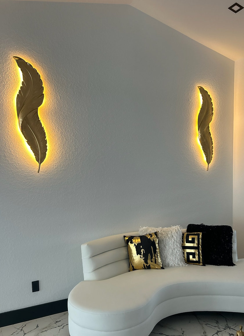 Feather Shaped Lamp Wall – LOYAL STAR SALES
